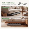 CONCETTA 14-Position Adjustable Floor Chair with Memory Foam, Folding ...