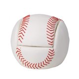 Gift Mark Child's Upholstered Baseball Sports Chair with Ottoman ...