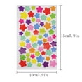 6Sheets Mini Star Stickers Cute Small Star Stickers for Kids Girl Decal ...