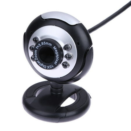 Onever HD Mini Webcam 360 Degree Computer Cameras Usb 2.0 6 Led Hd ...