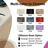 decorUhome Waterproof Vinyl Kitchen Tablecloth, Heavy Duty Round Floral ...