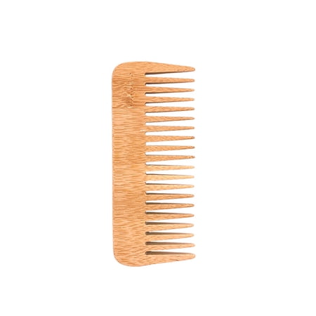 HEIBIN Bamboo wide-toothed comb wood smooth hair comb hairdressing ...