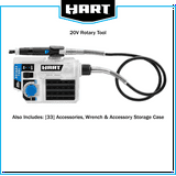 HART 20-Volt Cordless Rotary Tool with 33 Accessories (Battery Not ...