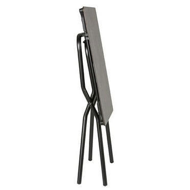 24" X 24" X 30" Black Metal Folding Table - Walmart.com