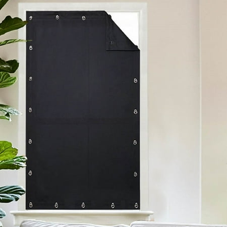 Blackout Blinds Curtain Portable Shades Cover; Window Shades with with ...