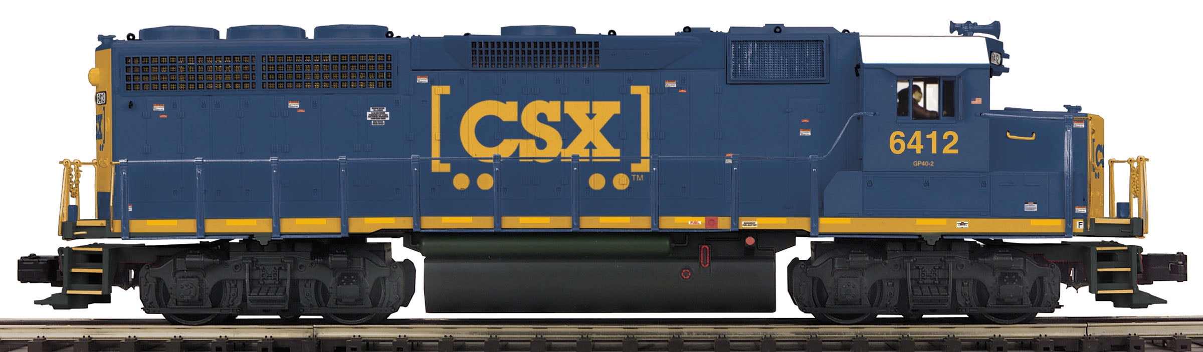 MTH 20-20570-1 O CSX GP-40 Diesel Engine with Proto-Sound 30 #6412 - Walmart.com