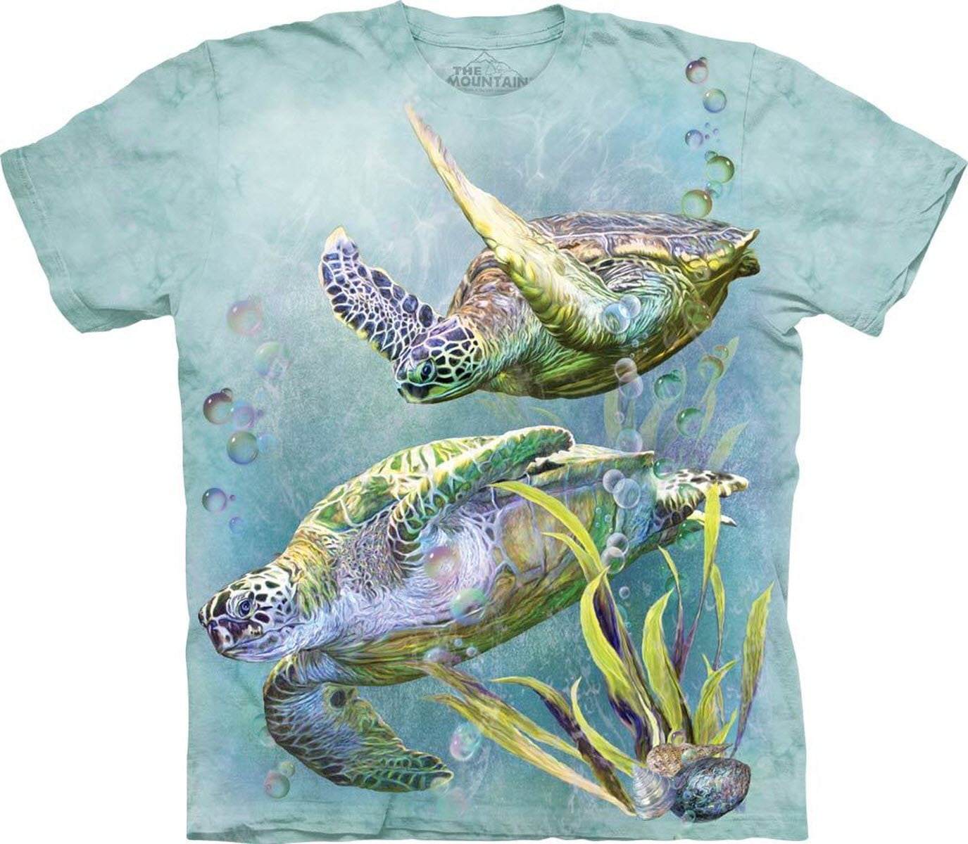 Sea Turtle Swim T-Shirt Adult Aquatic Friends Ocean Underwater ...