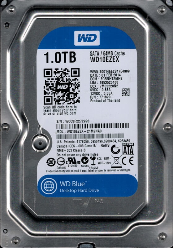 Western Digital WD10EZEX-21M2NA0 1TB DCM: EGRNHT2MHB - Walmart.com