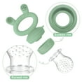 Haakaa Freeze-N-Feed Mini Combo with Silicone Food Feeder & Silicone ...