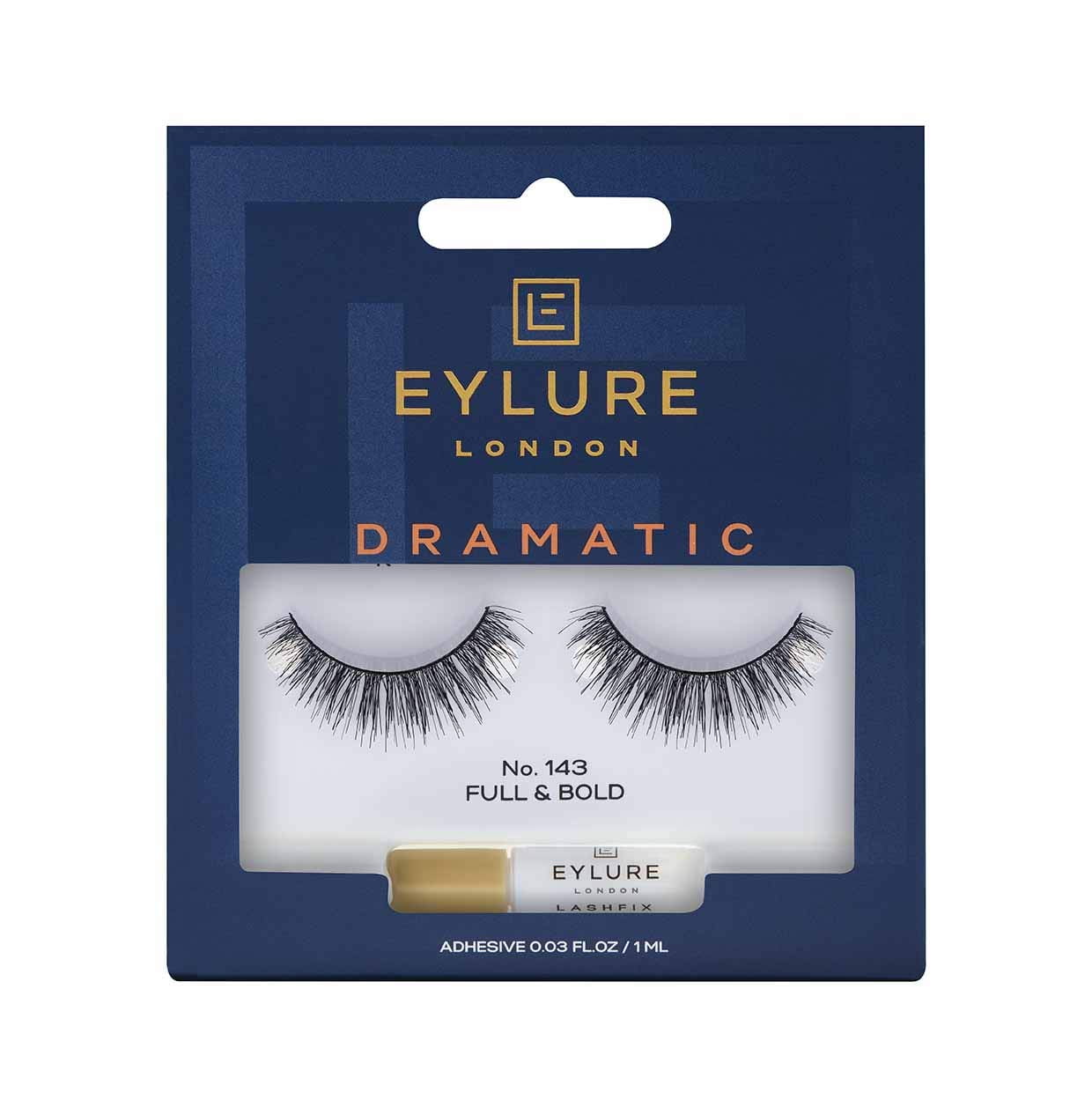 Eylure Dramatic False Eyelashes, Style No. 143, Reusable Adhesive ...