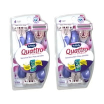 Schick Disposable Razors for Women, Sensitive Skin, 4-Blade Design ...