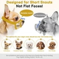 AOMRCOL 2026 New Mesh Muzzle for Short Snout&Small Medium Dogs Anti ...