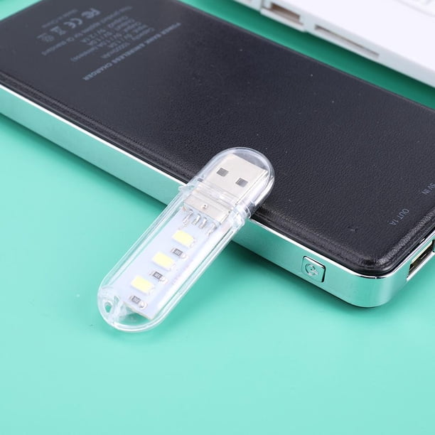 Mini lámpara de lectura brillante de luz de libro USB portátil para PC ...