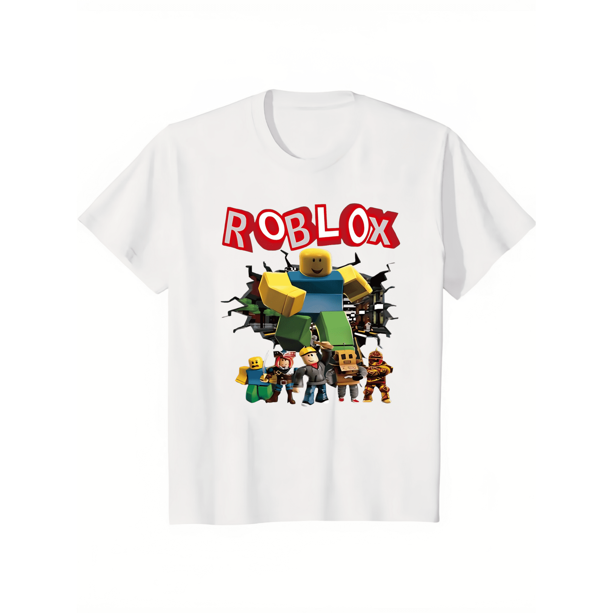 Click here for Generic Roblox Themed Graphic T-Shirt For Kids Wit... prices