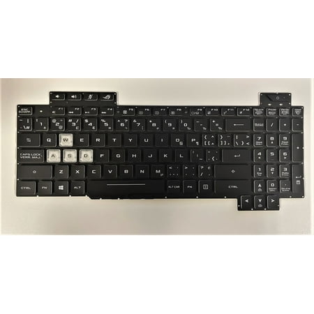 New Asus ROG Strix Hero II CA Canadian Bilingual RGB Backlit Keyboard ...