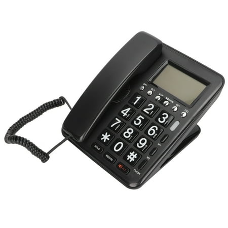Corded Telephone, Shortcut Keys Dual Interface Caller ID Wired Landline ...