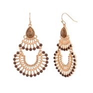 Gold-Tone over Sterling Silver 2mm Twist Round Hoop Earrings - Walmart.com