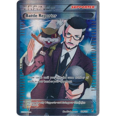 Pokemon - Battle Reporter (109/111) - XY Furious Fists - Holo | Walmart ...