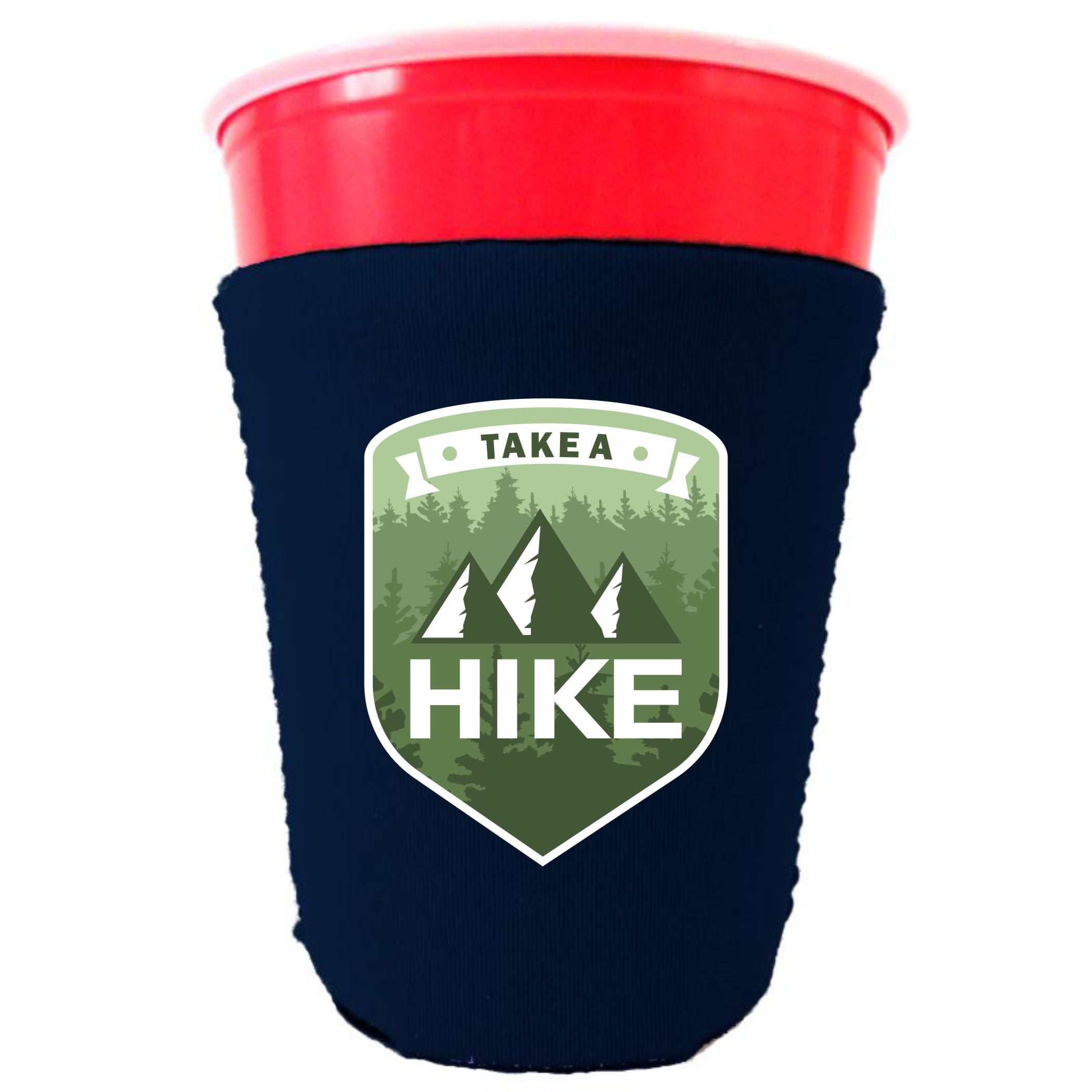 Take A Hike Party Cup Coolie (Navy) - Walmart.com