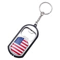 Patriotic Bottle Opener with Key Ring and LED Torch, #H - Walmart.com