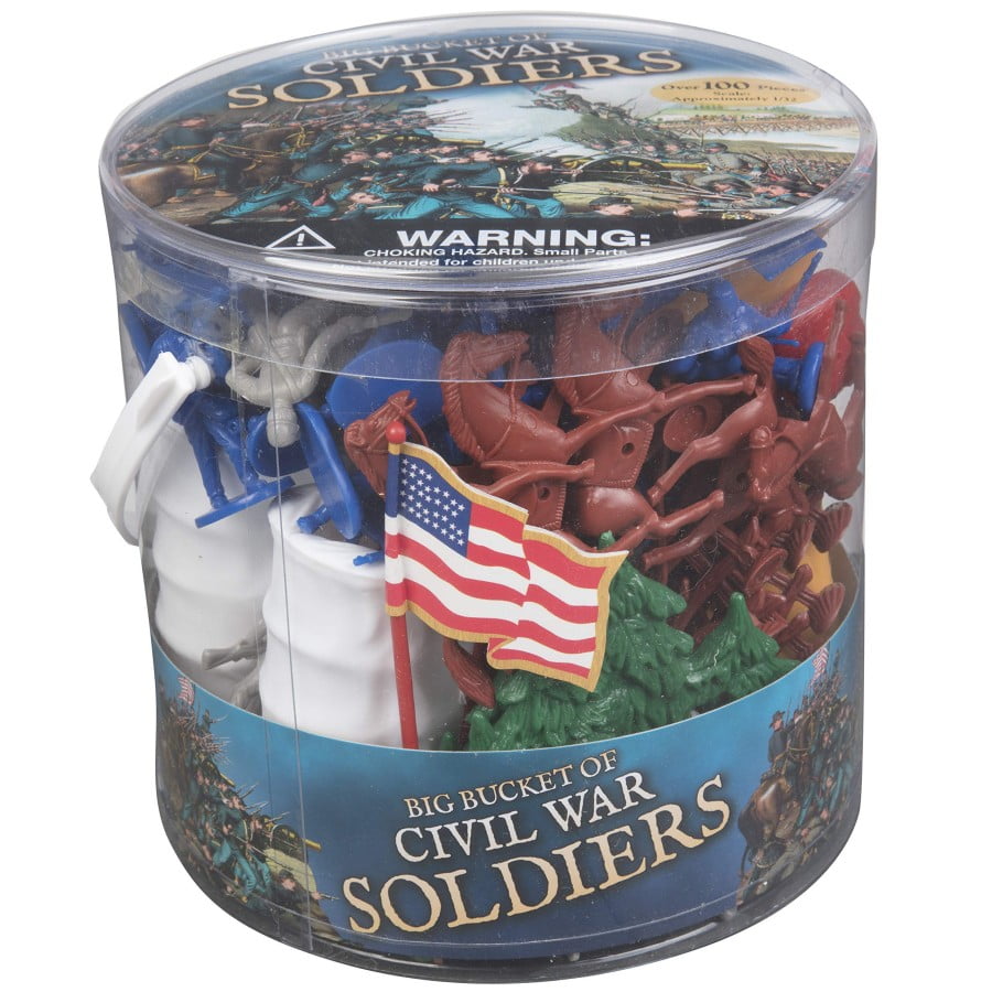 Buy Civil War Army Men Toy Soldier Action Figures - 1+ Pieces, 24 ...