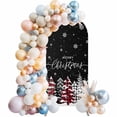 6FT Arch Backdrop Covers, Black Christmas Tree Wedding Arch Cover ...