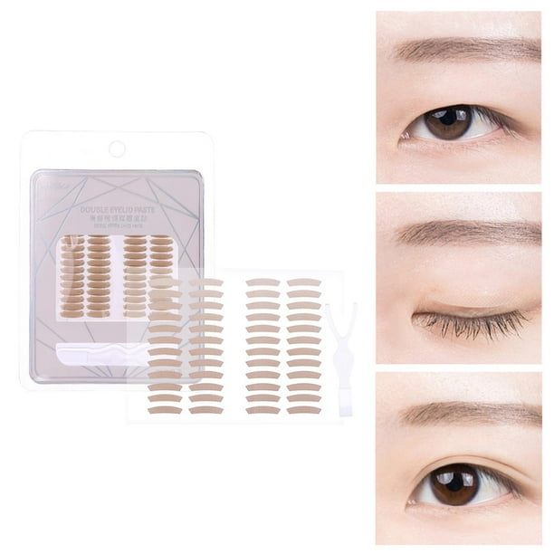 Invisible Double Eyelid Tape, Natural Makeup Tool Lace Fiber Big Eye ...