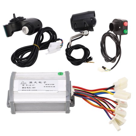 Controller Thumb Throttle Handle Kit,48V 1000W Electric Bike Bike ...