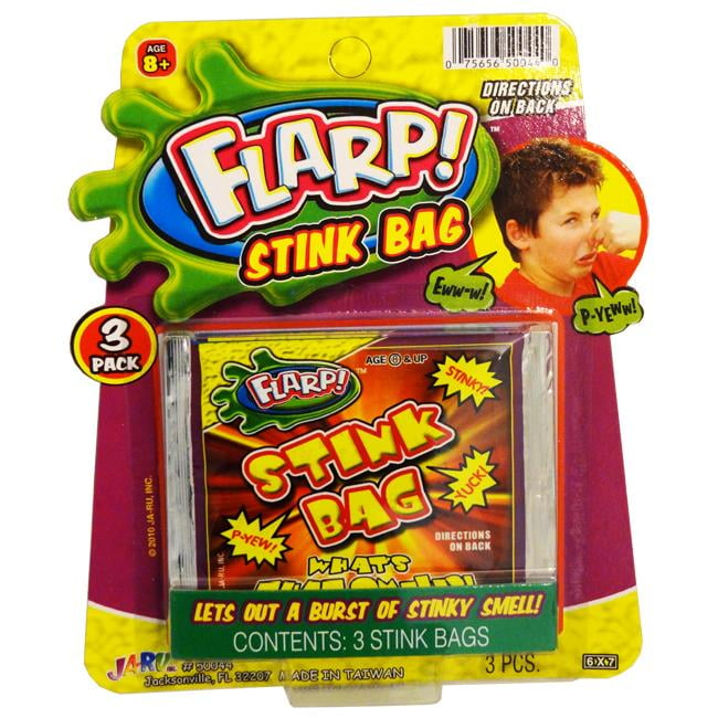 Ja-Ru 50044 Flarp! 3 Pack Stink Bags - 30 Packs - Walmart.com