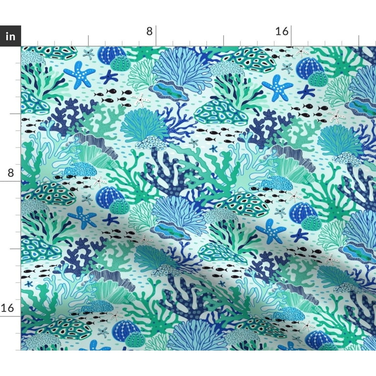 Coral Reef Print Fabric