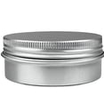 Aluminum Round Cans, 48 Pack 2 Oz Round Tin Containers Empty Container ...