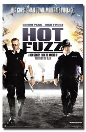 Fuzz Movie Poster Big Cops Small Town New 24x36 - Walmart.com