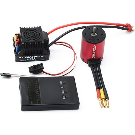 Brushless Motor,3650 Brushless Motor 3900KV and 60A Brushless ESC ...