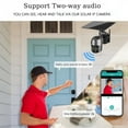 Security camera， 5MP Security Camera 6W Solar CCTV Video Surveillance ...