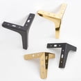 4pcs Metal Furniture Legs with Easy Installation Modern Furniture Legs ...