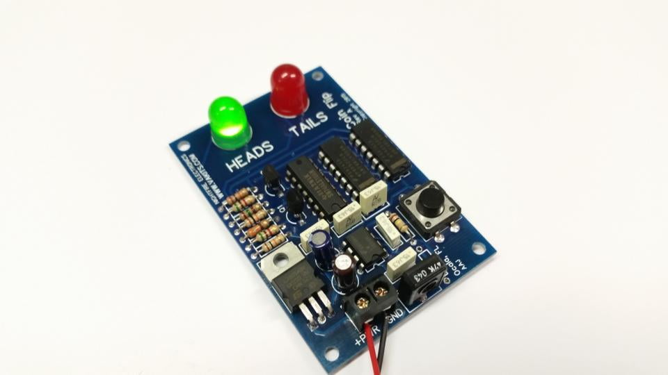 Electronic Coin Flip LED Kit - PRE ASSEMBLED BY NIGHTFIRE ELECTRONICS ...