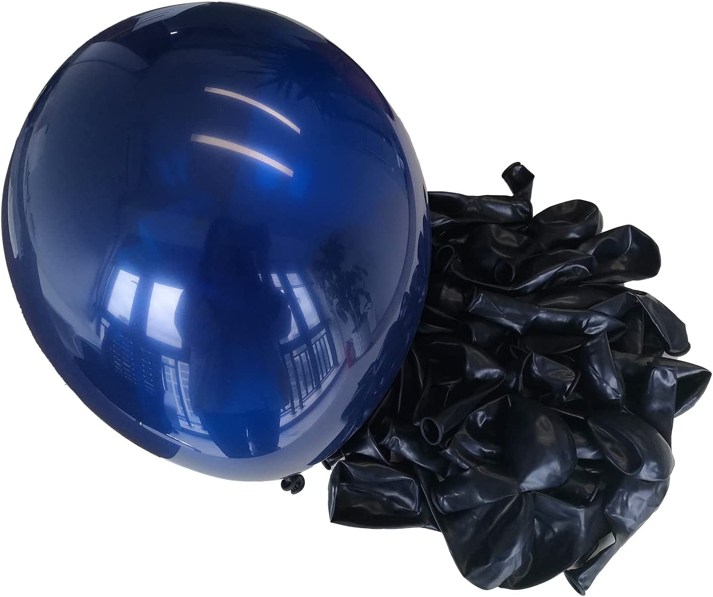 Navy Blue Balloons Set. 50 Pieces Dark Blue Balloon Deep Blue Latex ...