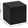 Cube Black Gift Tuck Top Boxes 36 Pack 3X3X3 - Walmart.com