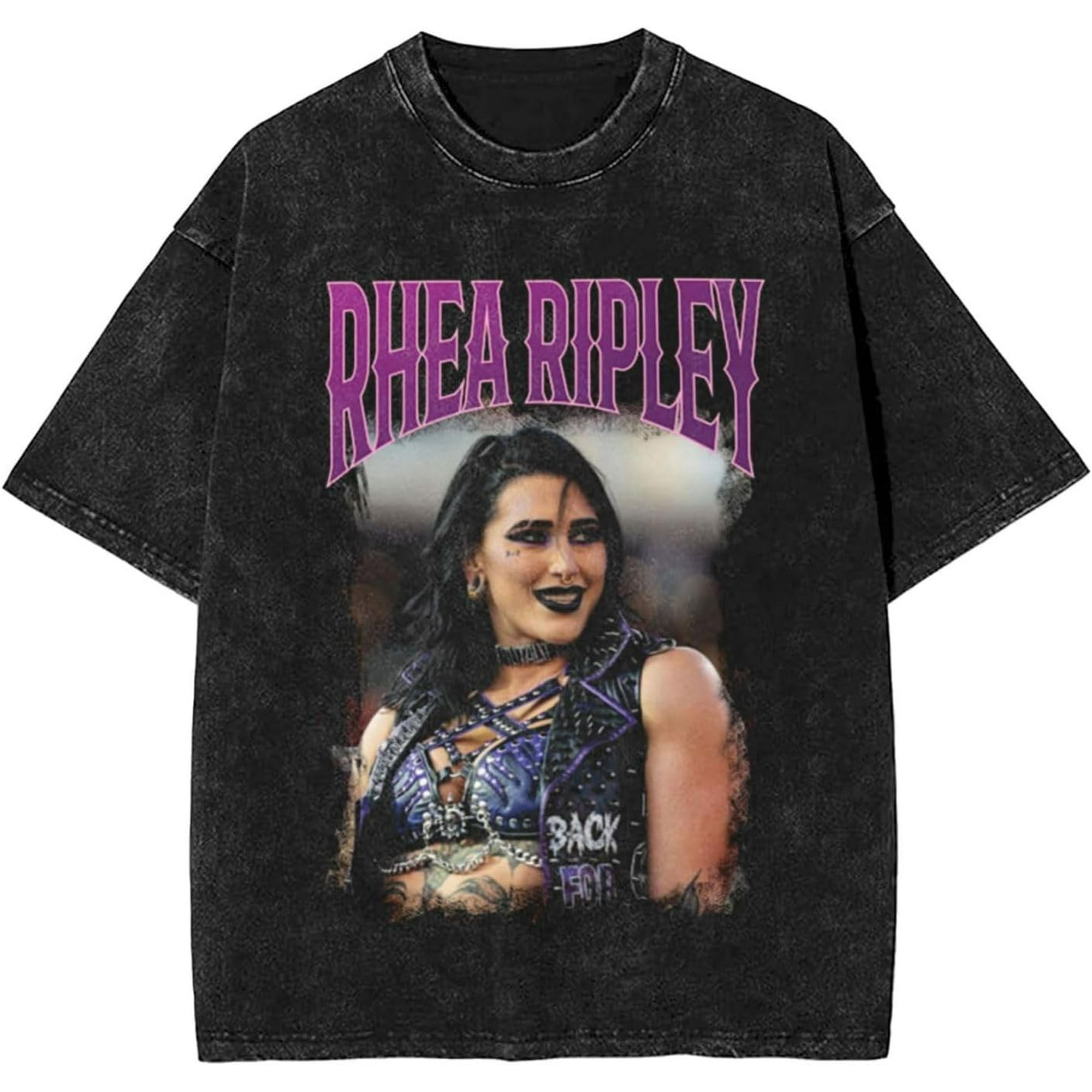 Click here for Rhea Ripley Vintage T Shirts Man Oversized Short S... prices