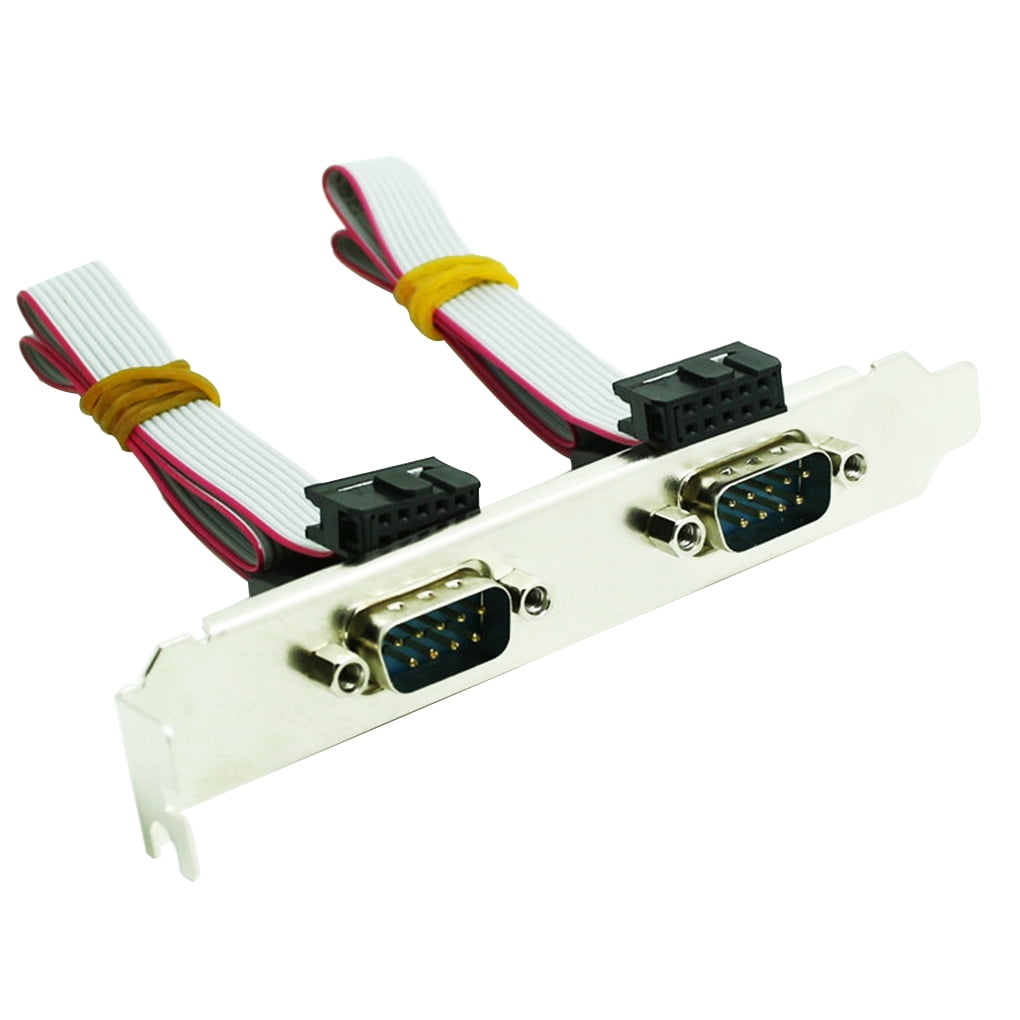 eternal Dual DB9 Cable BracketDual 9 pin DB9 BracketRS232 Motherboard ...