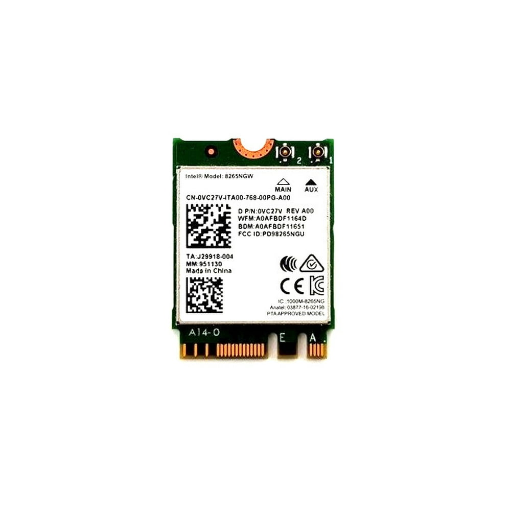 VC27V Dell Wireless WiFi Card Model 8265NGW Rev A00 - Walmart.com ...