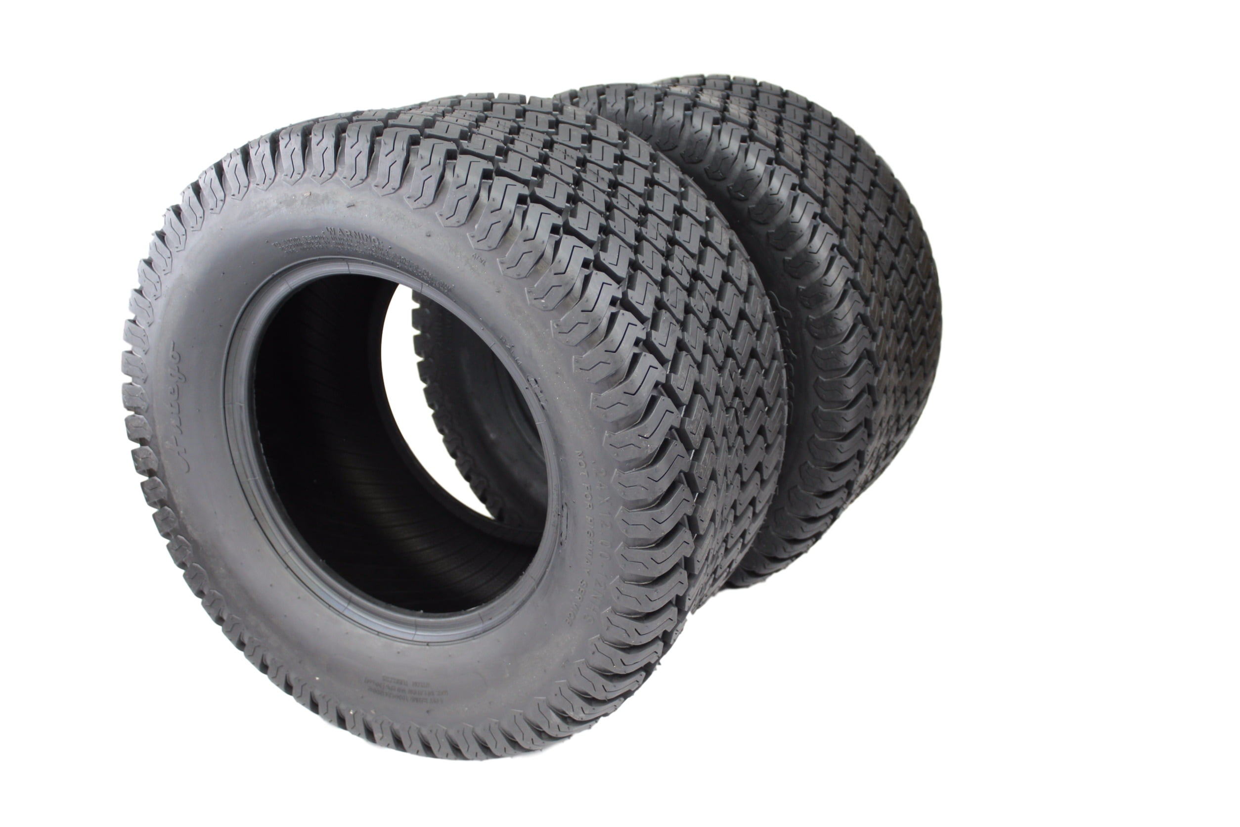 Antego Tire and Wheel Antego Tire & Wheel 24x12.00-12 4-Ply Turf Tires ...