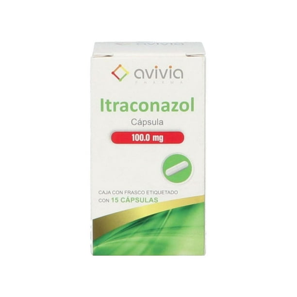 Itraconazol 100 mg Caja Con 15 Cápsulas Itraconazol CAPSULA | Walmart en línea