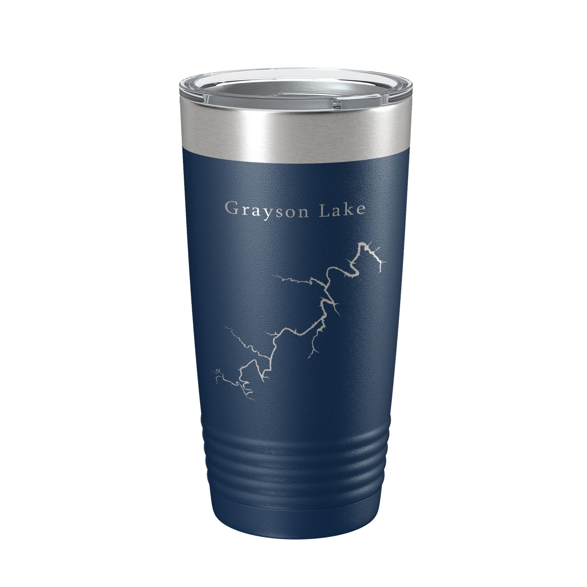 Grayson Lake Map Tumbler Travel Mug Insulated Laser Engraved Coffee Cup ...