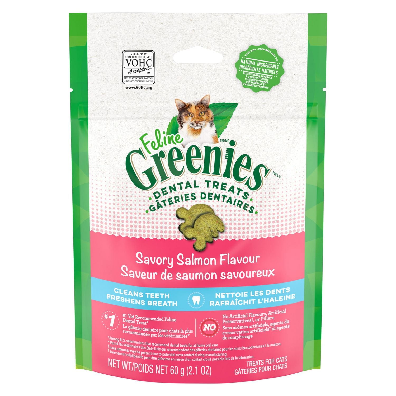 Click here for Feline Greenies Savoury Salmon Natural Dental Cat... prices