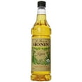 Monin Organic Agave Syrup 1L (33.8 fl oz) Plastic Bottle + Gold Pump ...