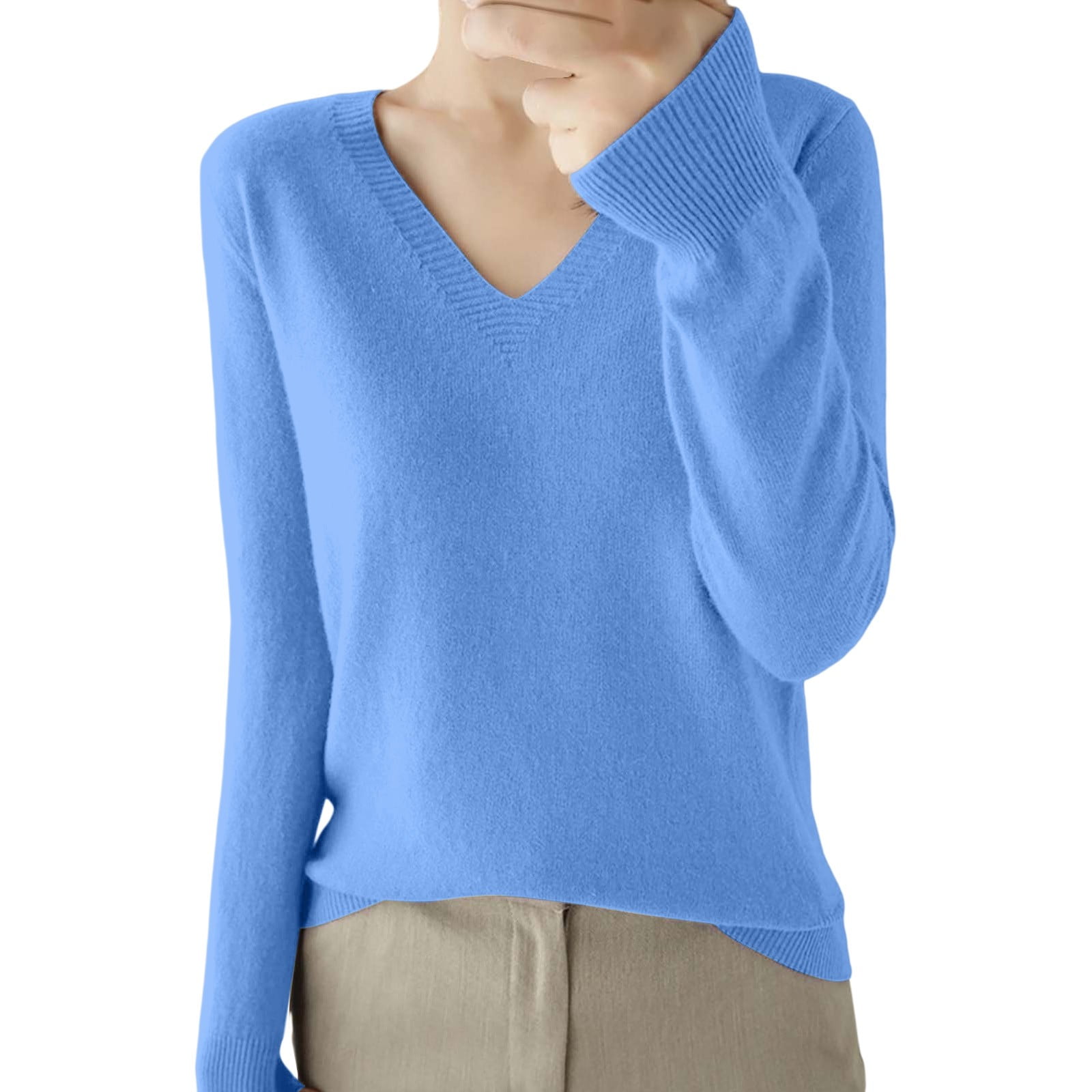 Click here for Tunic Sweaters For Women  Yigetop Casual V Neck Sw... prices