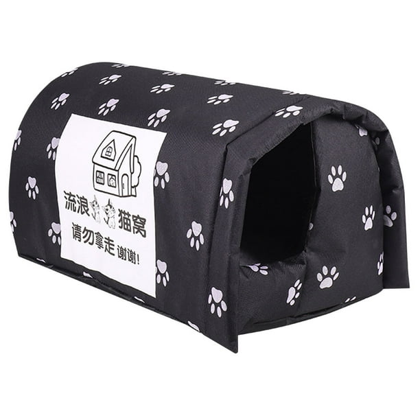 HOMEMAXS Stray Cat Shelter Outdoor Cat House Outdoor Rainproof Dog ...