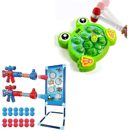 Interactive Whack A Frog Game for Age 2,3, 4 & Shooting Game Toy for ...