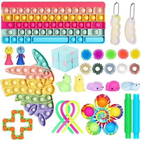 HTAIGUO 28 Pack Fidget Toys Set, Cheap Sensory Fidget Toy Pack, Stress ...